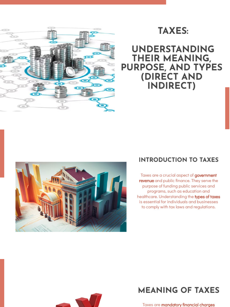 Understanding Taxes: Types and Purpose | PDF