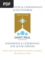 Altar Server Handbook | PDF | Altar | Eucharist