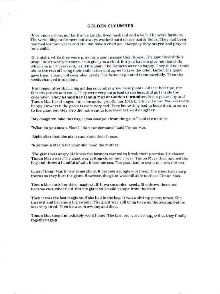 Teks Story Telling | PDF