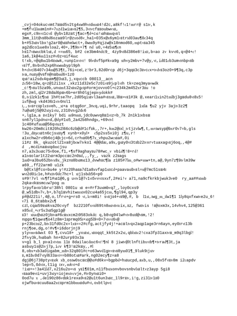 Não É Algo Real - CVJ 04okusc mt7 d5v2tg4 w9h D A4!d2c, A8kf! 1! RR@ S1a, K +M F 1 m1n# 7 Z 1wi ...