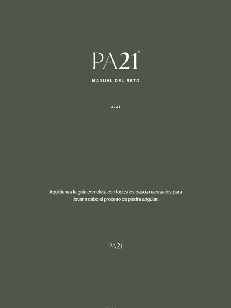 Manual de Uso PA21 | PDF