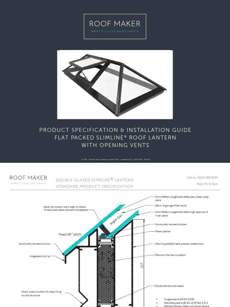 Slimline Spec Installation Kit With Vents WEB IG028 REV001 (1) | PDF | Screw | Building Engineering