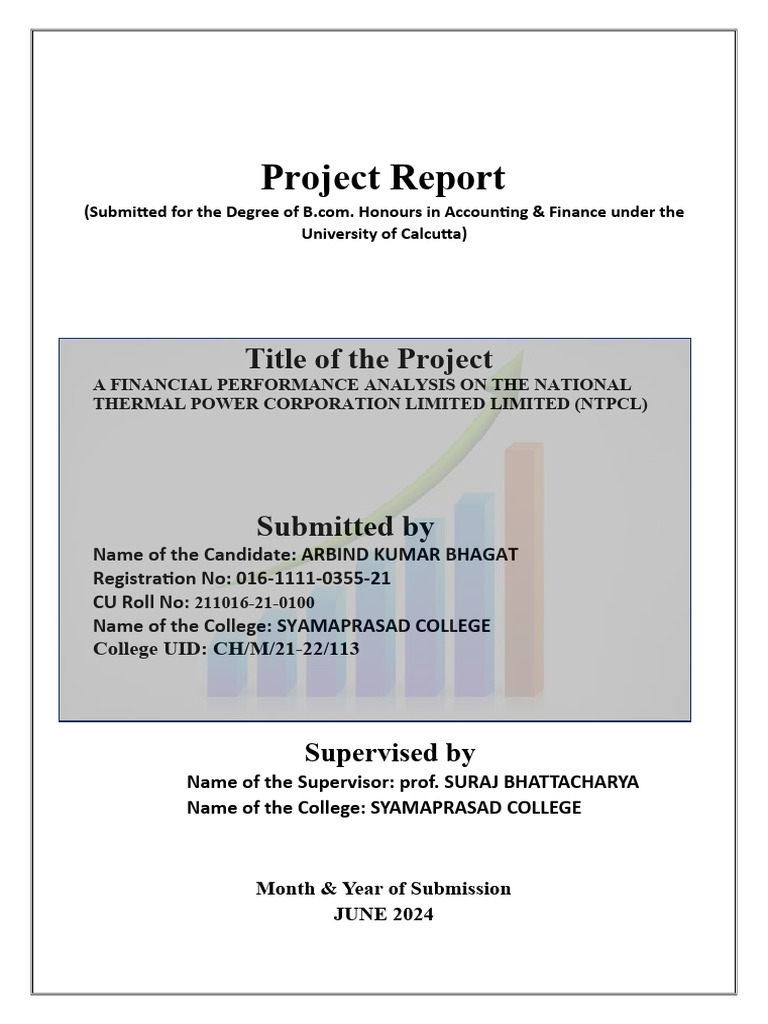 Arbind Project 1 | PDF | Return On Equity | Equity (Finance)