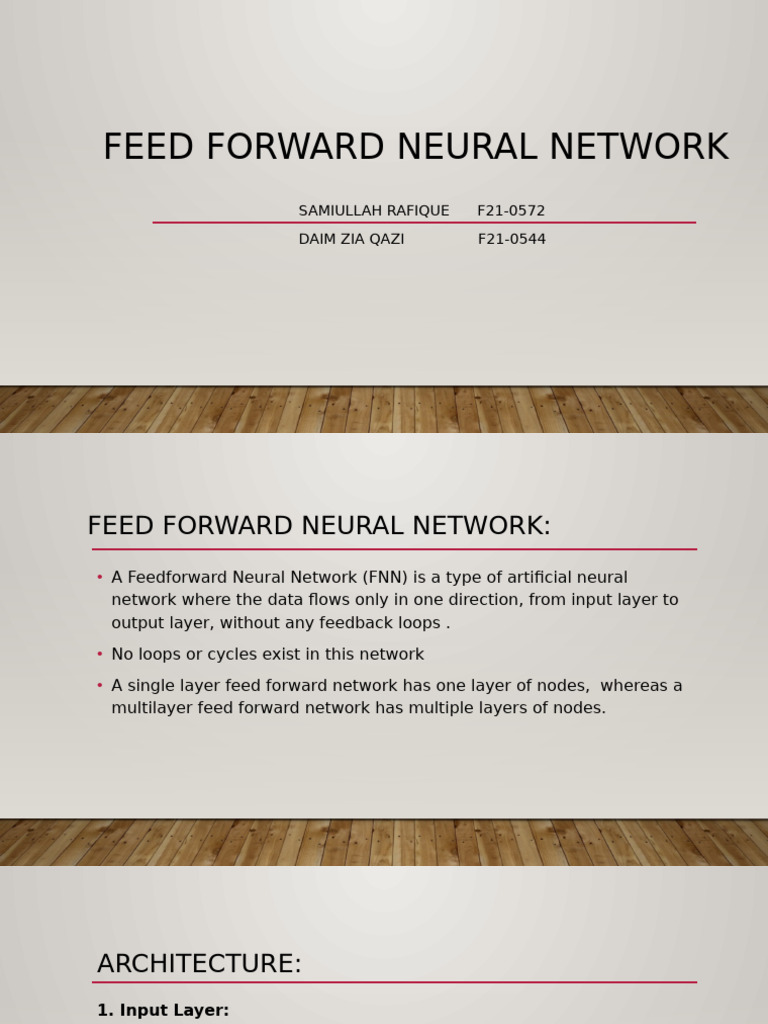 Feedforward Neural Network Guide | PDF