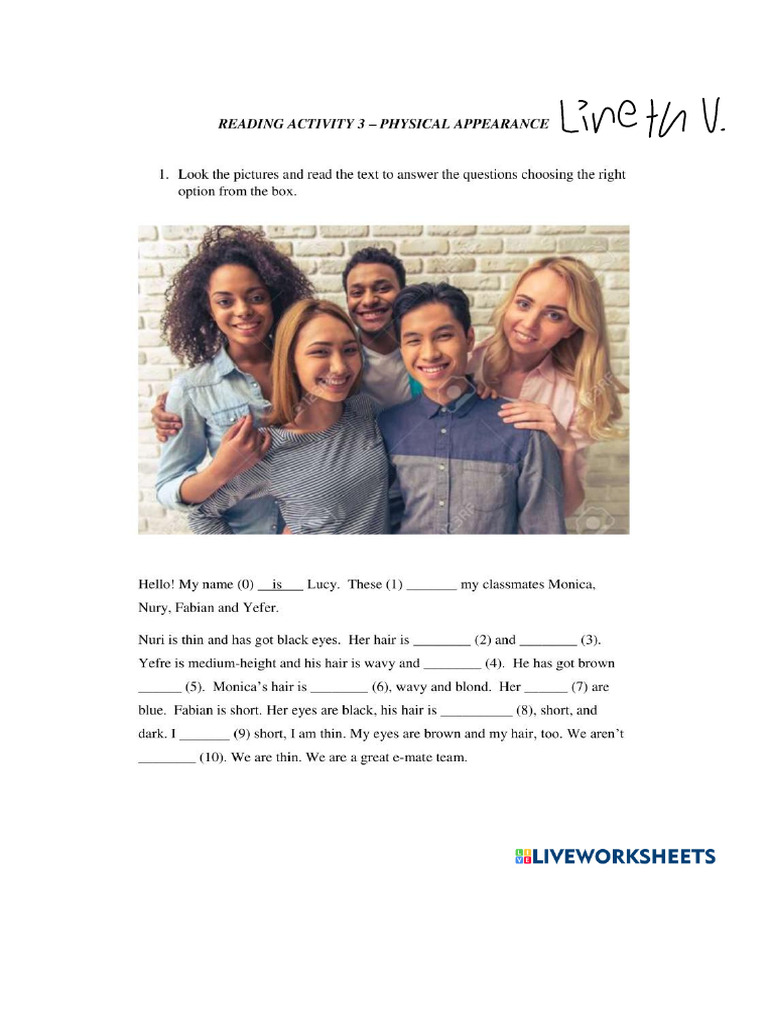 WORKSHEET Lineth Vitola | PDF