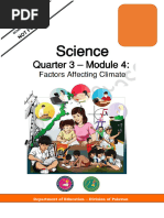 Science 9: Quarter 3 - Module 4: Factors Affecting Climate | PDF ...
