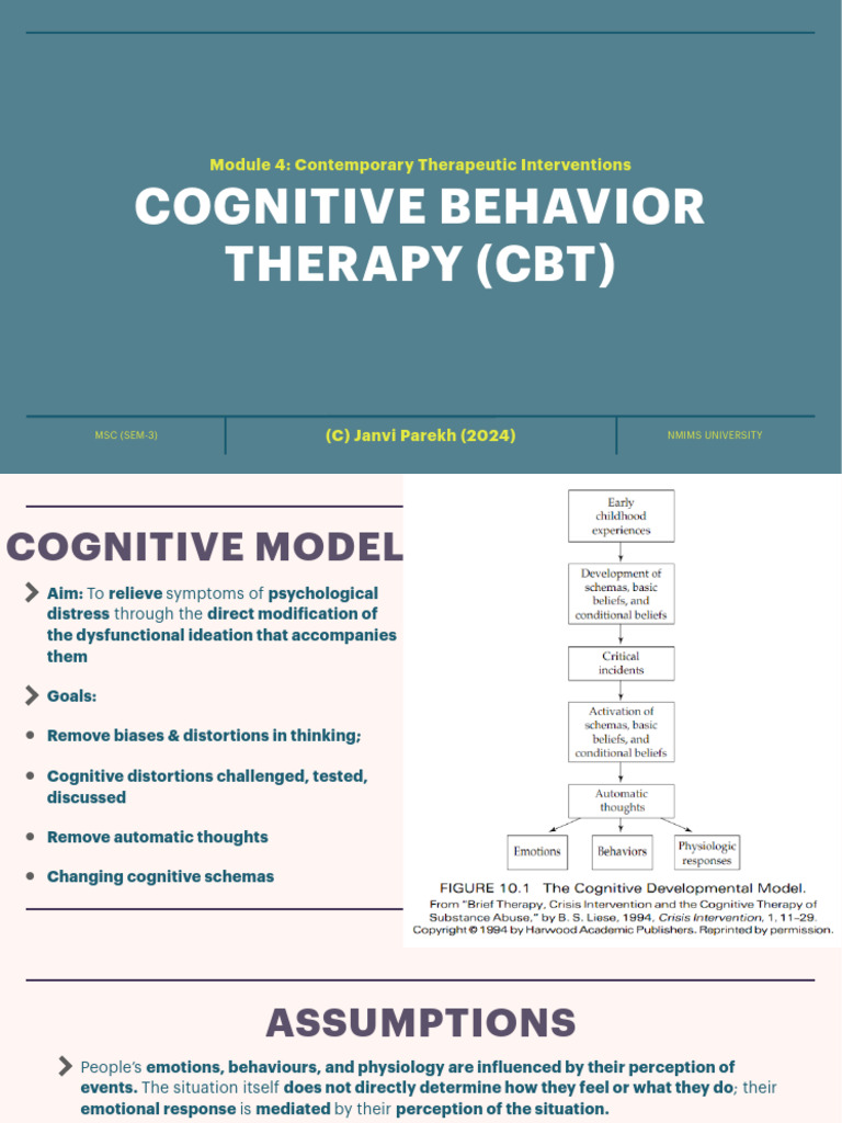 Cbt | PDF | Psychotherapy | Cognitive Behavioral Therapy