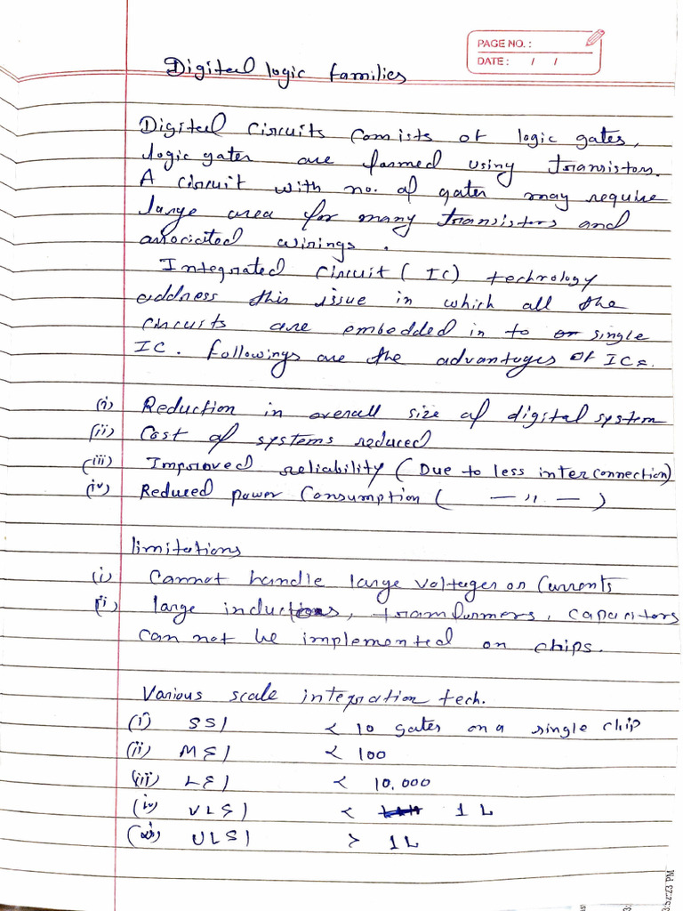 Unit 4 Part 1 Logic Families | PDF | Electronic Engineering | Computer ...