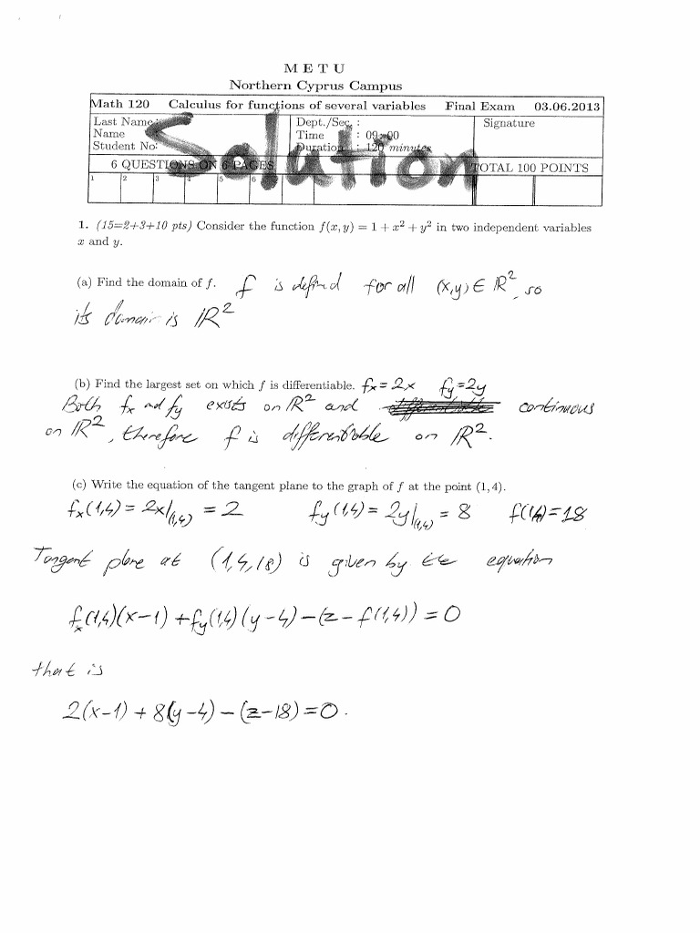 120ncc13spring F Soln | PDF