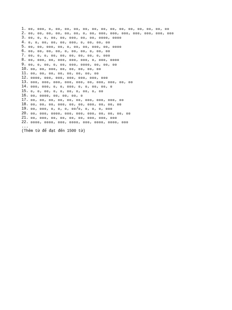 Topik I 1500 Vocab | PDF