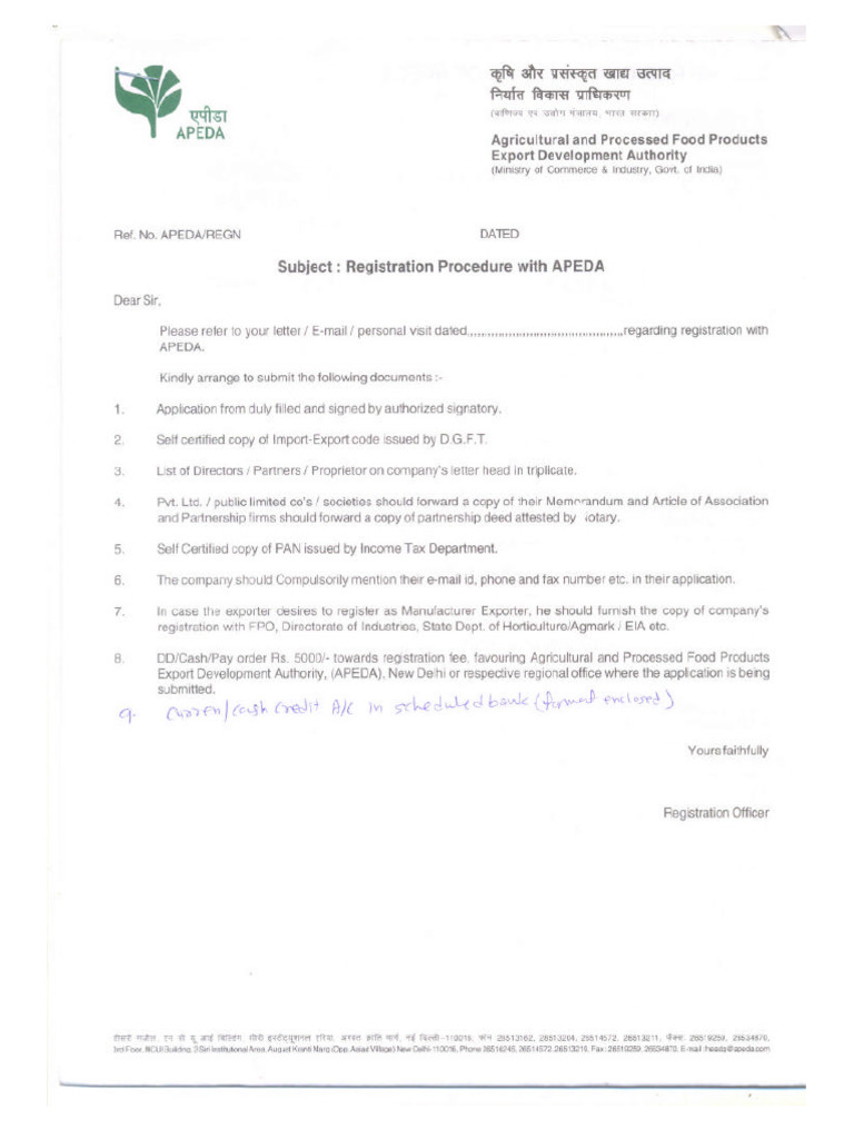 apeda_form_registration | PDF