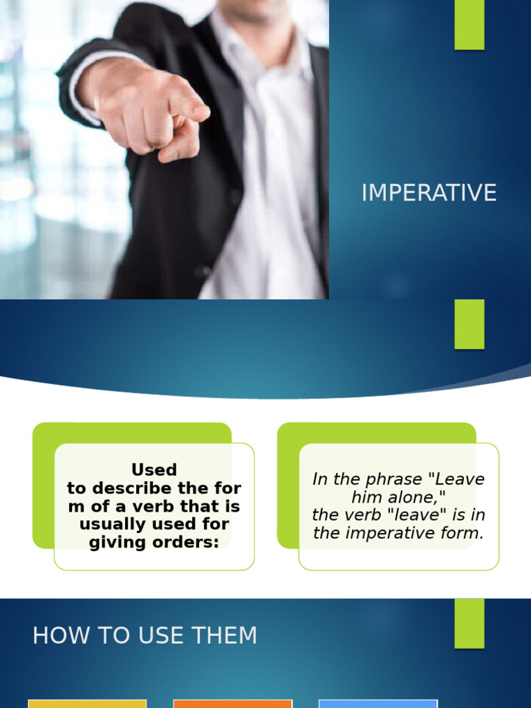 Imperative | PDF | Semantic Units | Languages