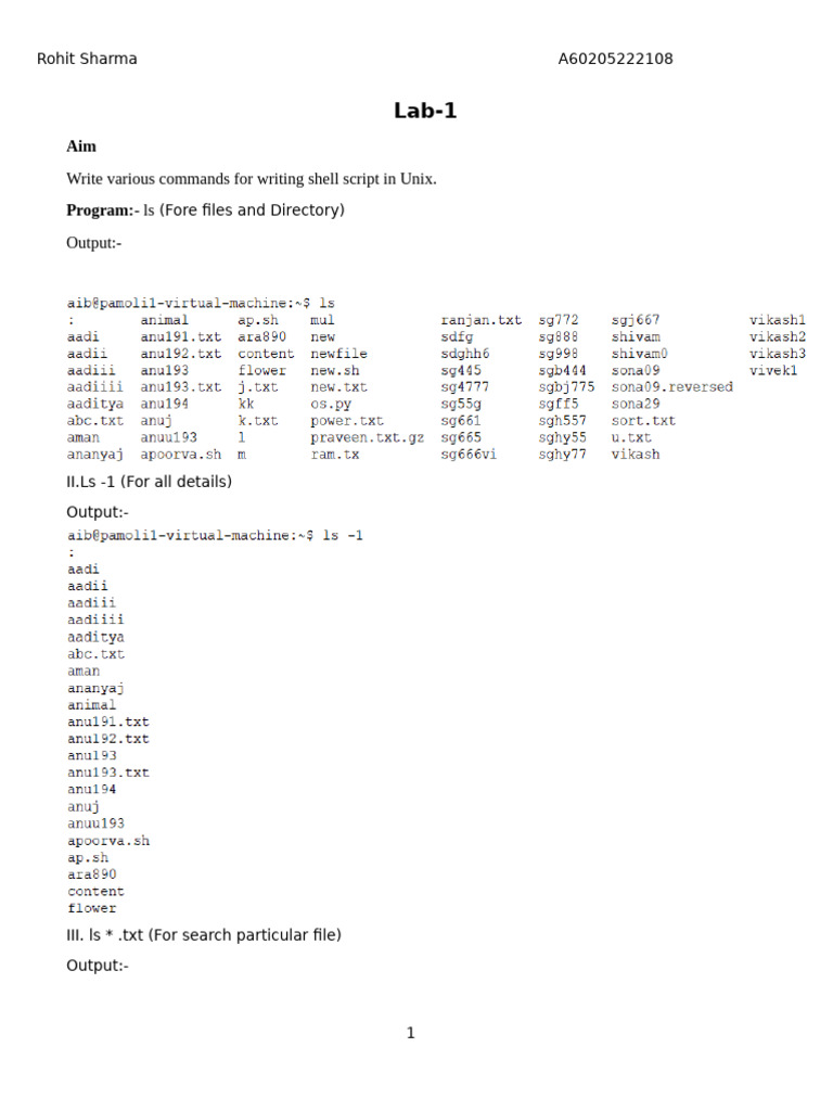 OS Labfile 2nd part | PDF | Computer File | Command Line Interface