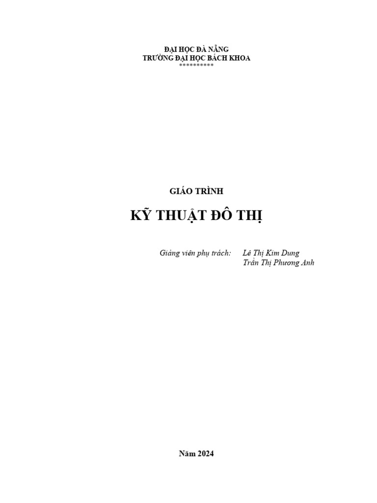 Giao Trinh KTDT.2024 | PDF