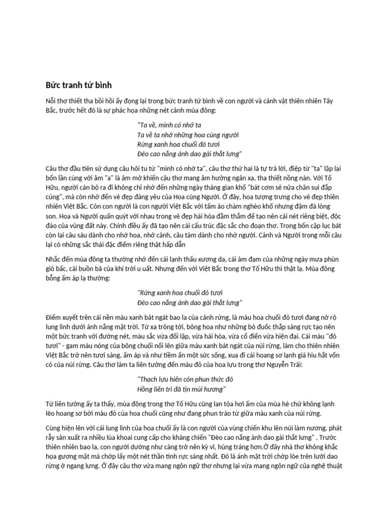 B C Tranh T Bình | PDF