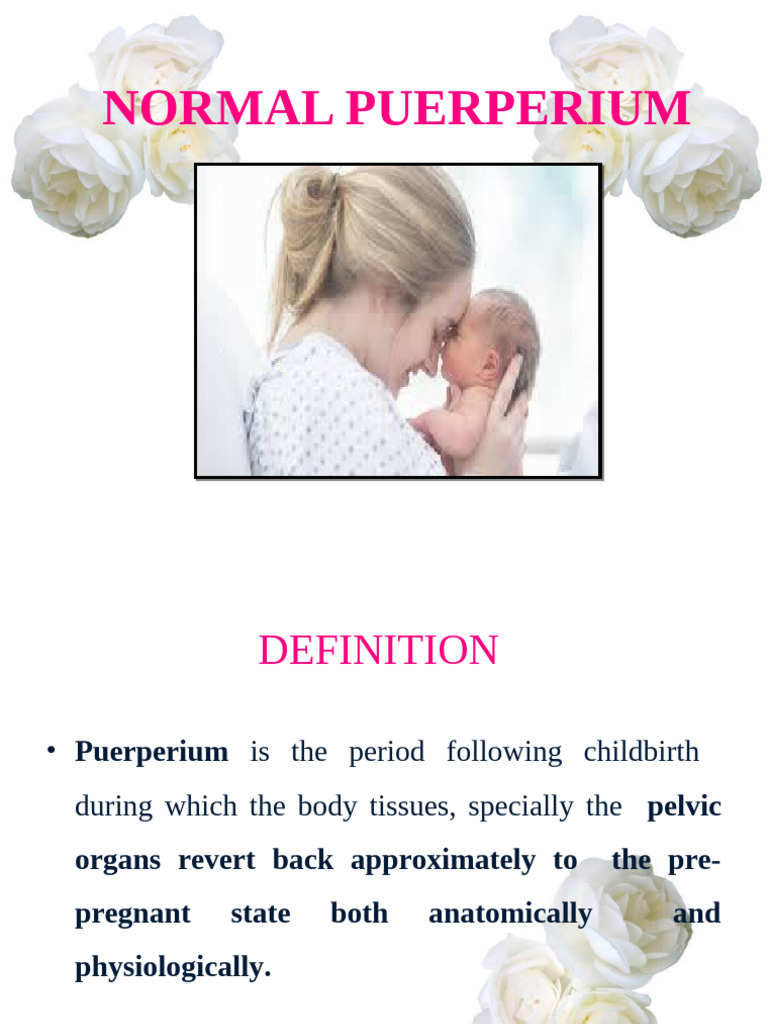 Normal Puerperium | PDF | Uterus | Childbirth