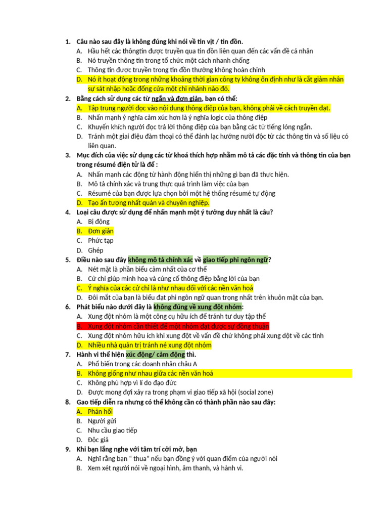 cuối kỳ gttkd làm lại | PDF