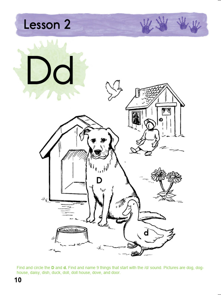 Learning the Letter D: Activities | PDF