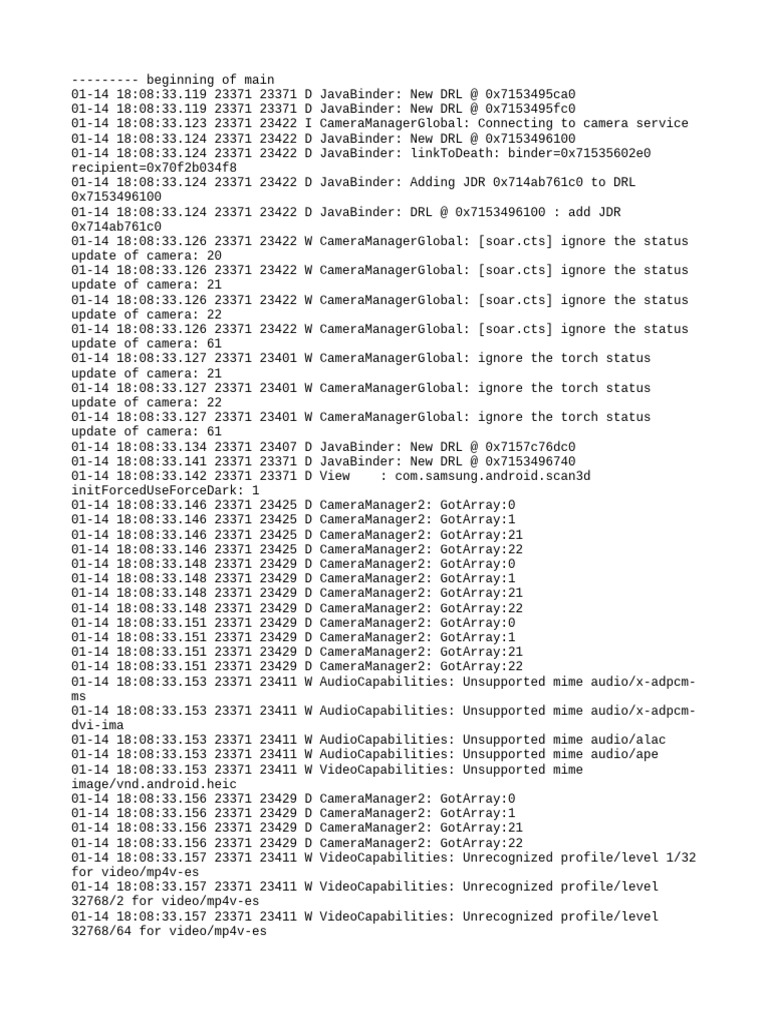logcat1736867313072 | PDF | Software Development | Computing