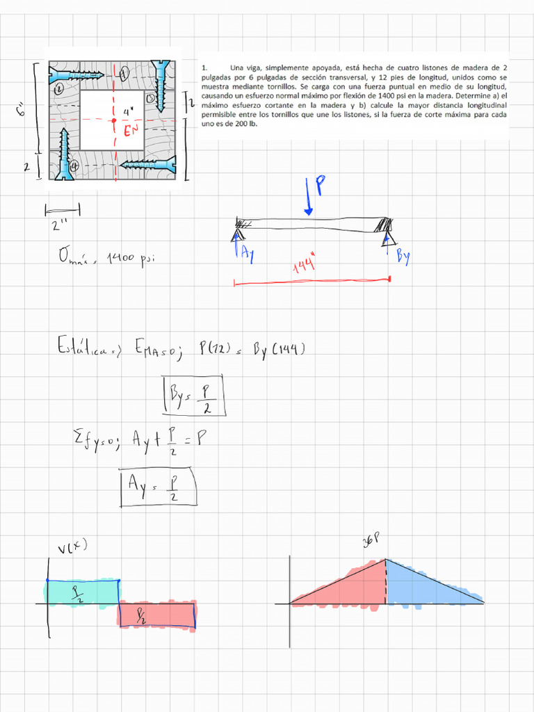 Ejercicios de Resistencia de Materiales | PDF
