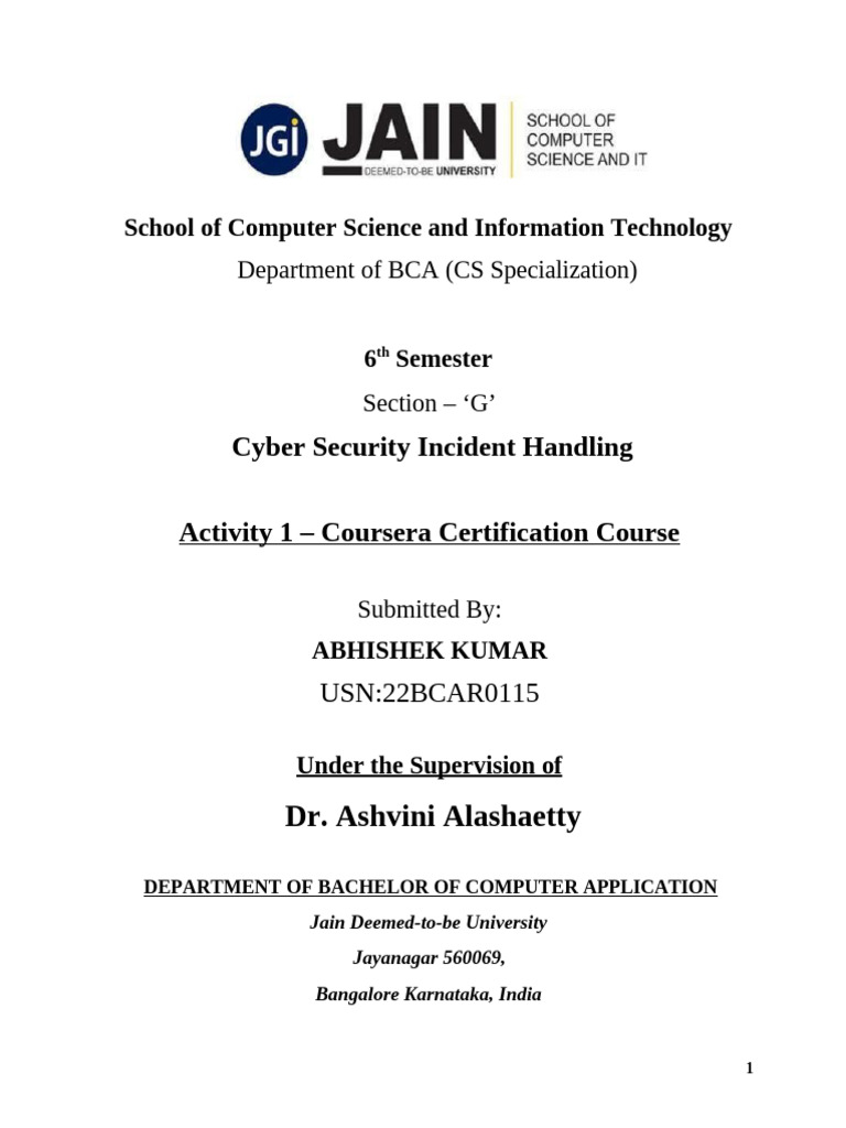 Abhishek | PDF | Computer Security | Security