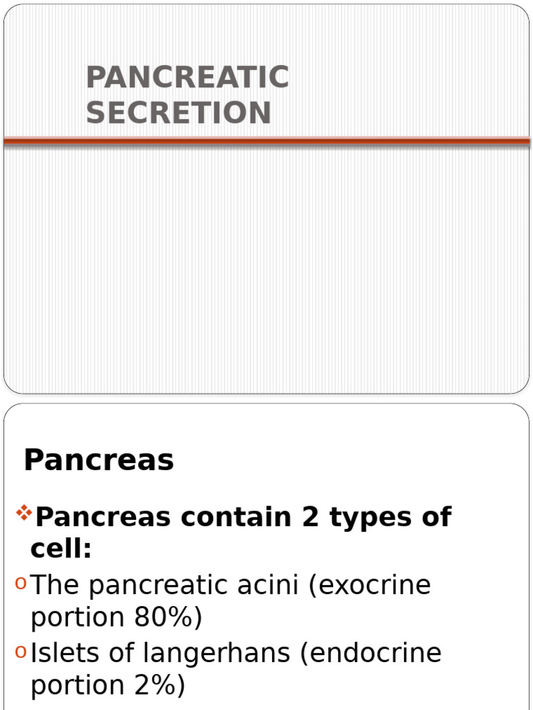 pancreas | PDF | Pancreas | Digestion