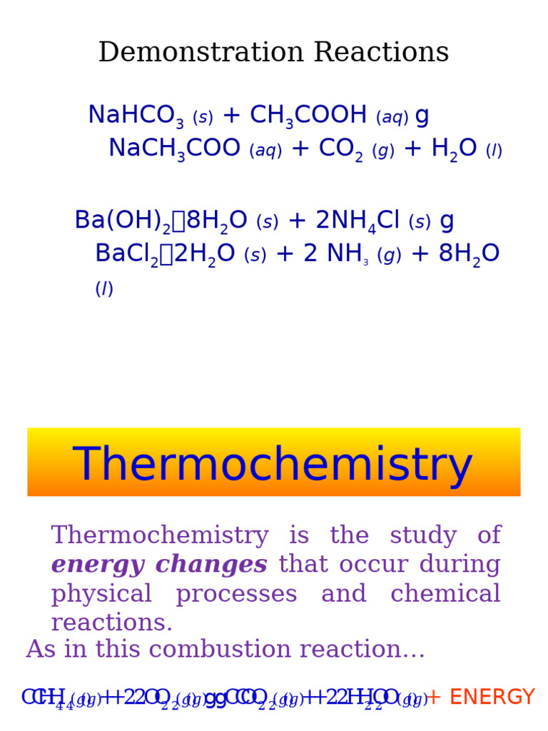 Chapter 6 (Thermochemistry) | PDF | Calorimetry | Heat