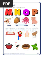 Phonics Worksheet: Letters I, J, K, L | PDF
