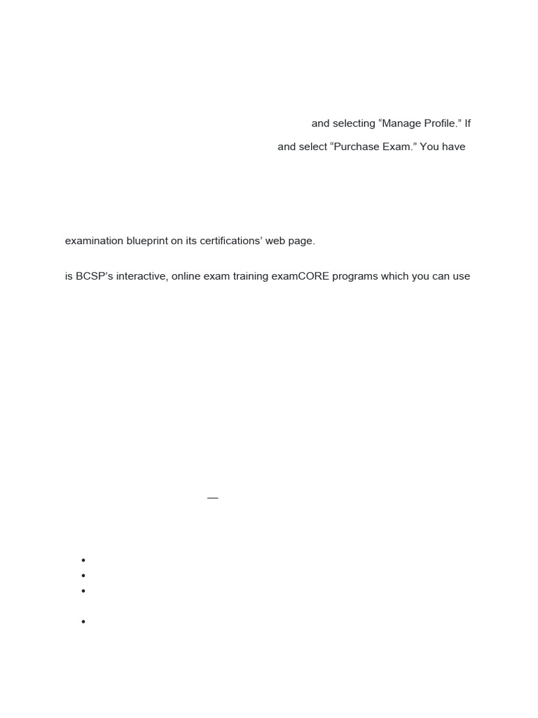 BCSP-Examination-Information-2 | PDF | Identity Document | Americans ...