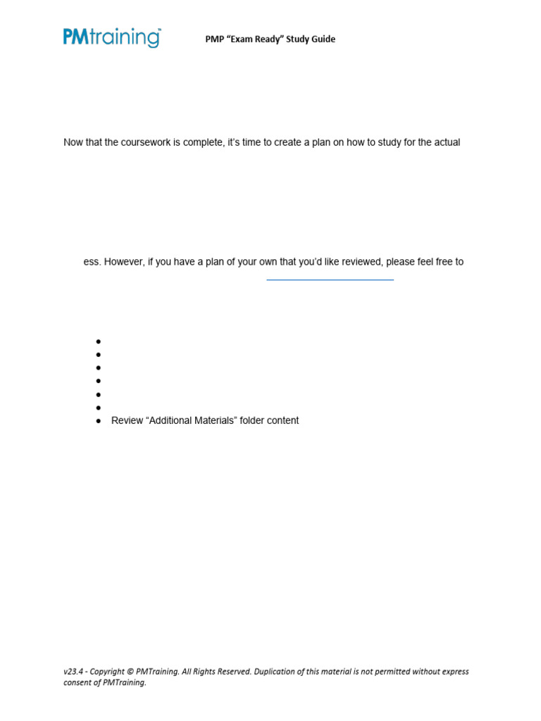 How To Pass The PMP Exam | PDF