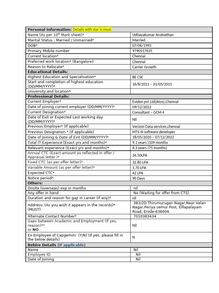 Personal Information - Check List | PDF | Access Control | Authentication