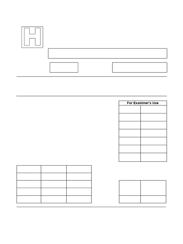 2024 Prelims NJC H2 Chem P2 (QP) | PDF | Isomer | Chemical Reactions