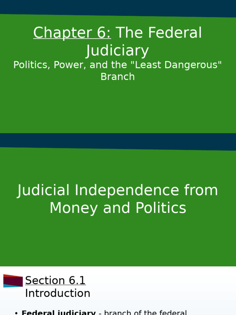 AP Government Chapter 6 Slides | PDF | Marbury V. Madison | Supreme ...