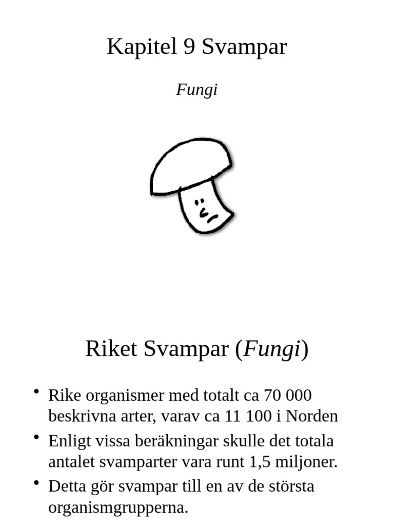 Svampar | PDF