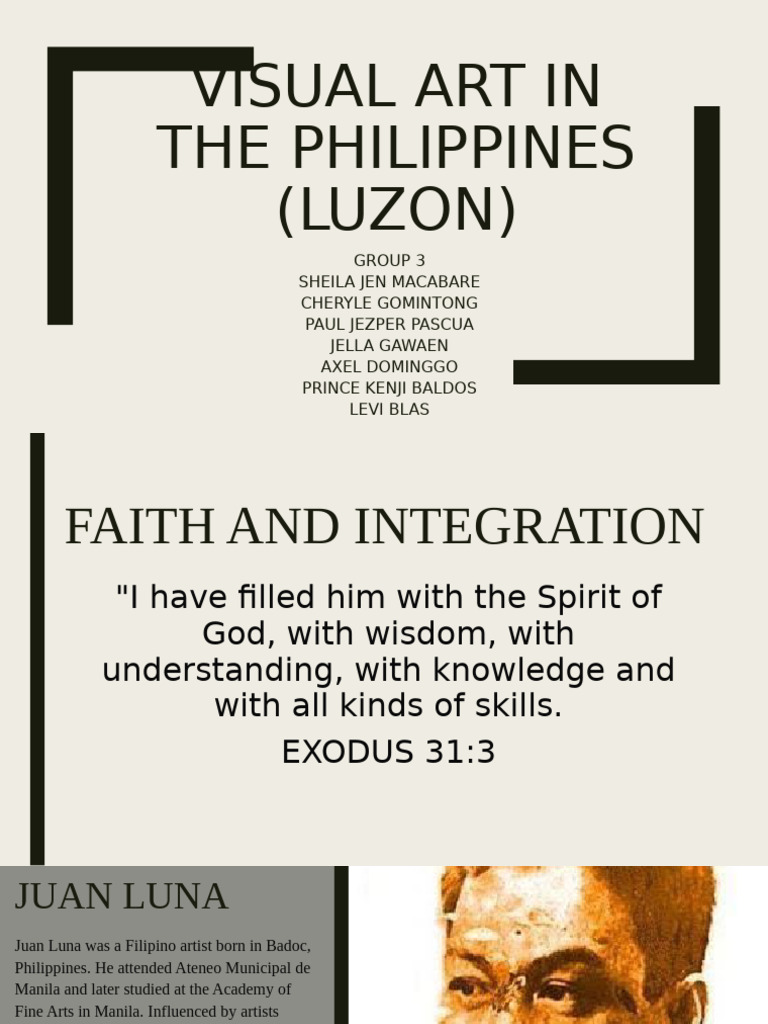Visual Arts of Luzon: Key Artists | PDF | Philippines