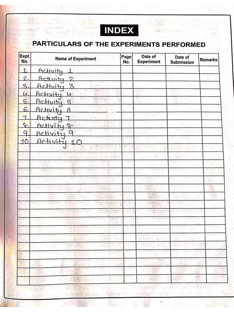 Class 10th - A. Maths Practical 1 To 5 | PDF