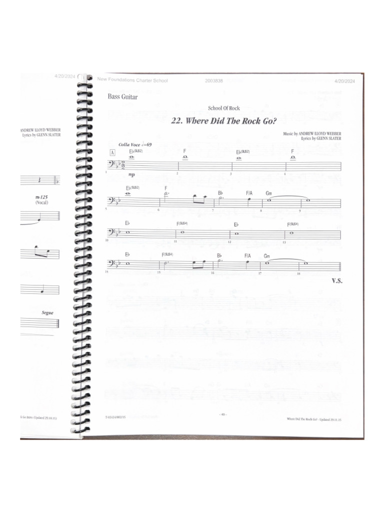 School of Rock Script 3 | PDF