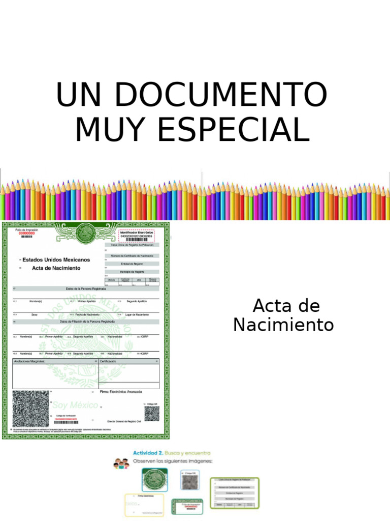 Un Documento Muy Especial | PDF