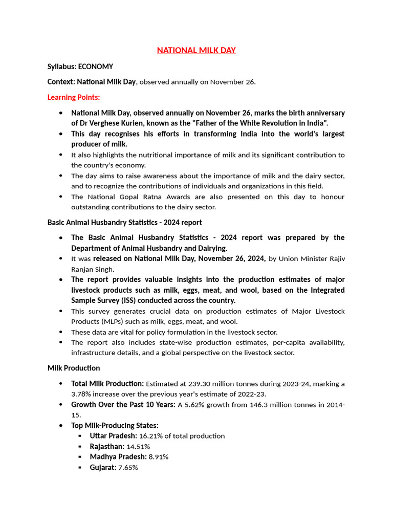 27 NOVEMBER 2024 CURRENT AFFAIRS | PDF | World Intellectual Property ...
