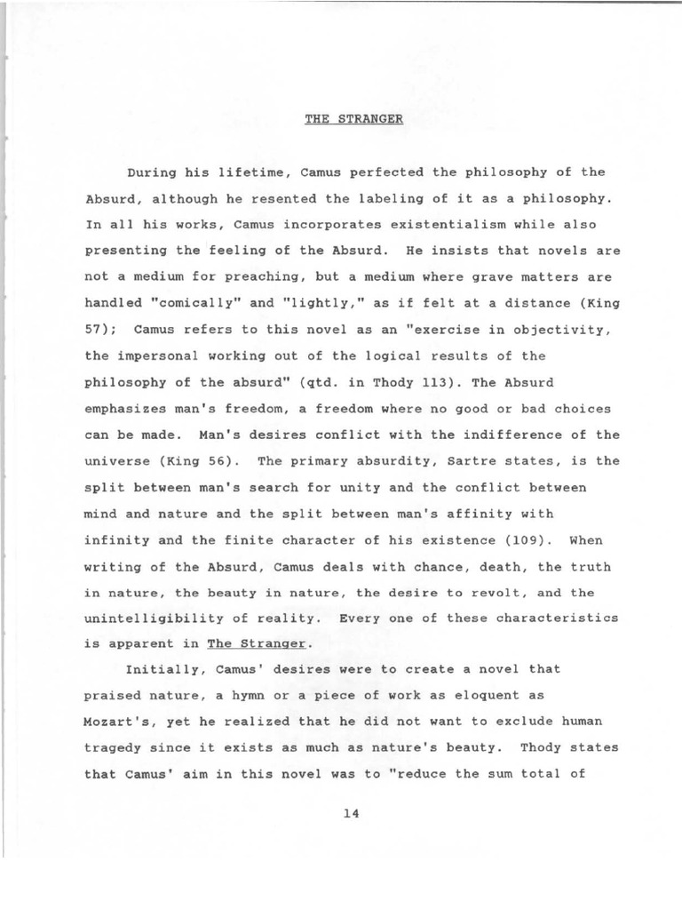 Understanding Camus' Absurdism | PDF | Albert Camus