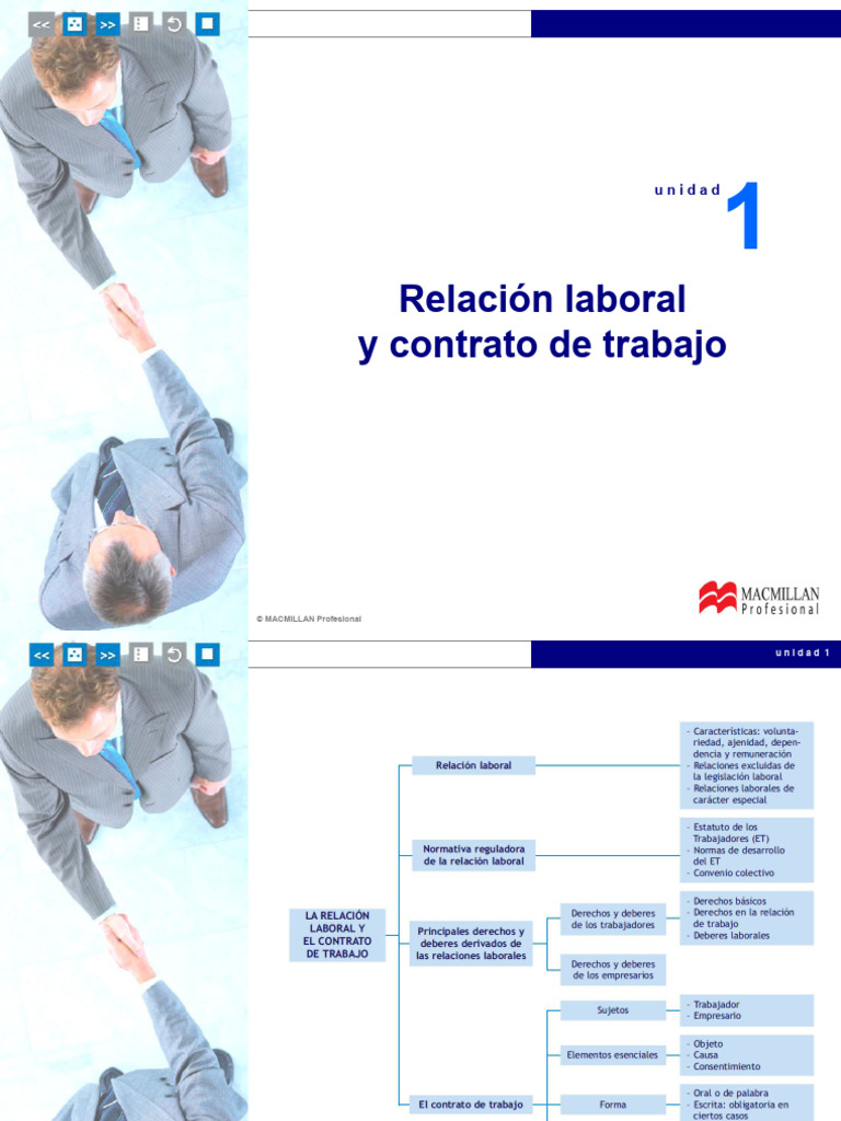 Relación Laboral y Contrato de Trabajo | PDF | Derecho laboral | Salario