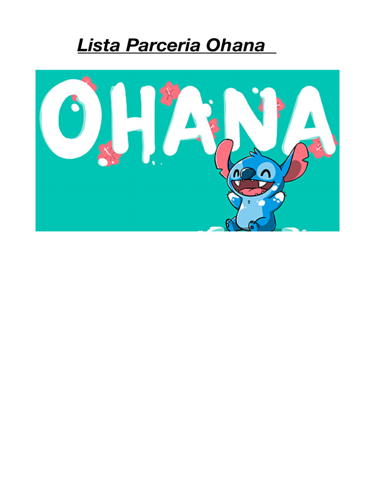 Ohana_01 | PDF