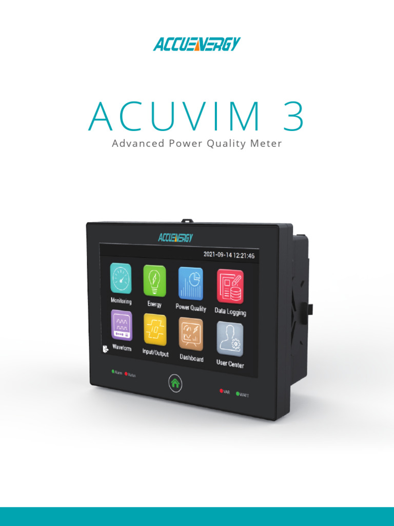 Acuvim 3: Advanced Power Quality Meter | PDF | Ac Power | File Transfer ...