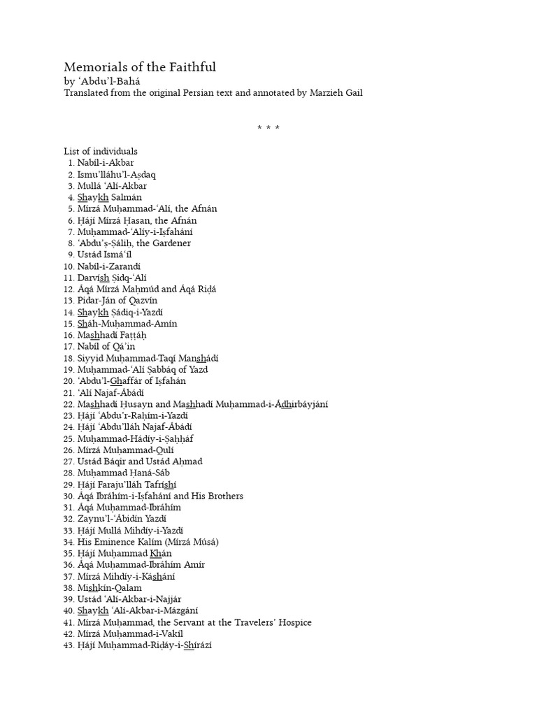 Nabíl-i-Akbar: A Life of Faith in Ṭihrán | PDF