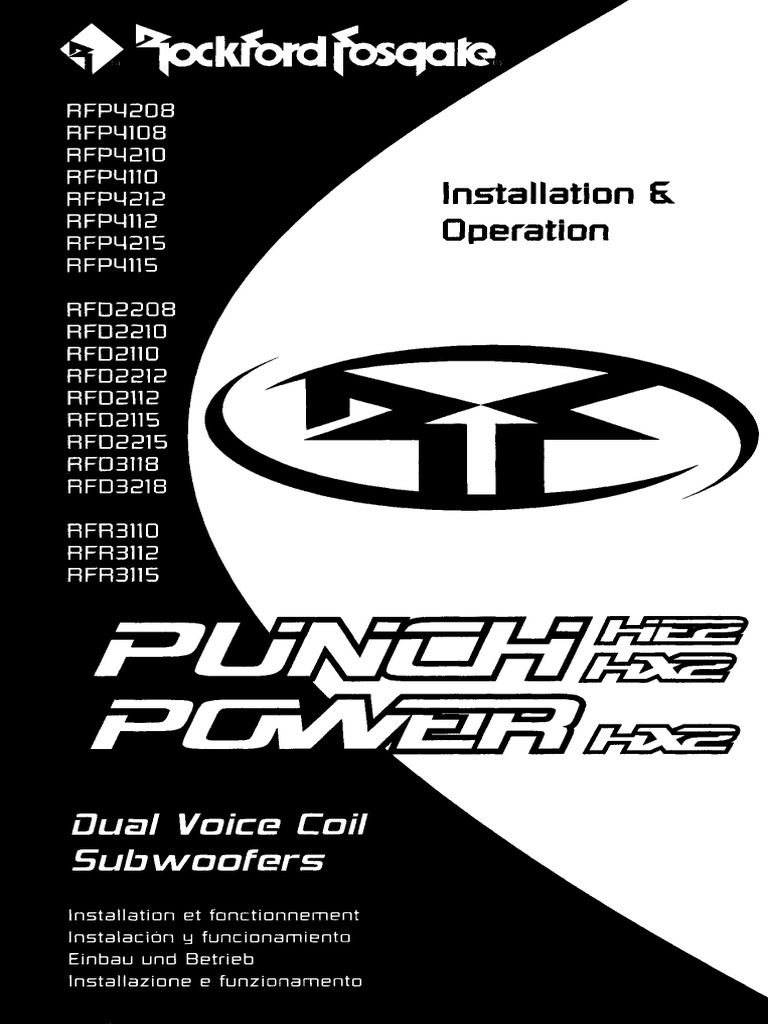 Subwoofer Punch | PDF