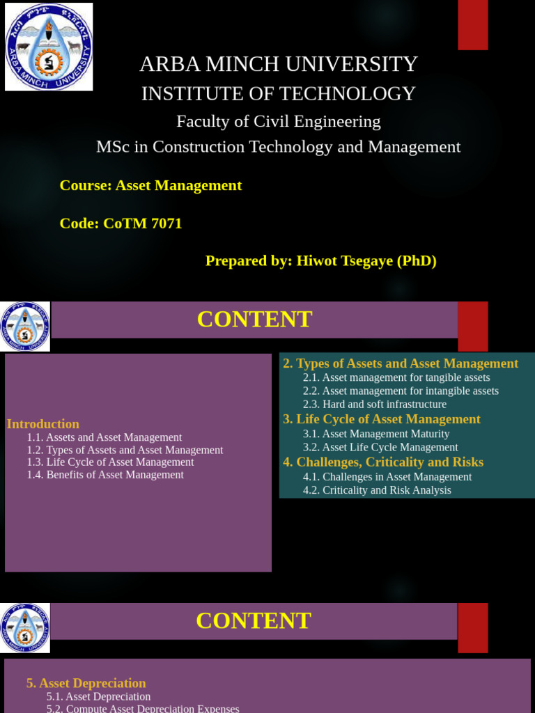 Asset Management | PDF | Valuation (Finance) | Intellectual Property
