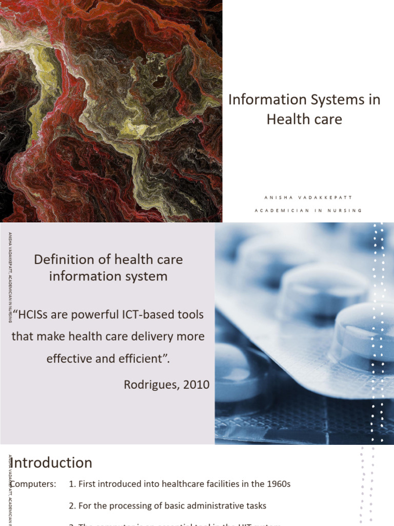 Evolution of Health Information Systems | PDF | Health Informatics ...