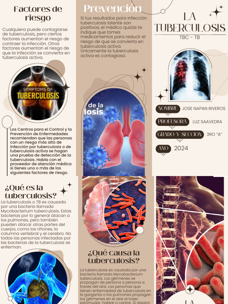 TBC Afiche | PDF | Tuberculosis | Cuidado de la salud