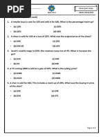 Entry 3 Maths Sample Assessment | PDF | Sales