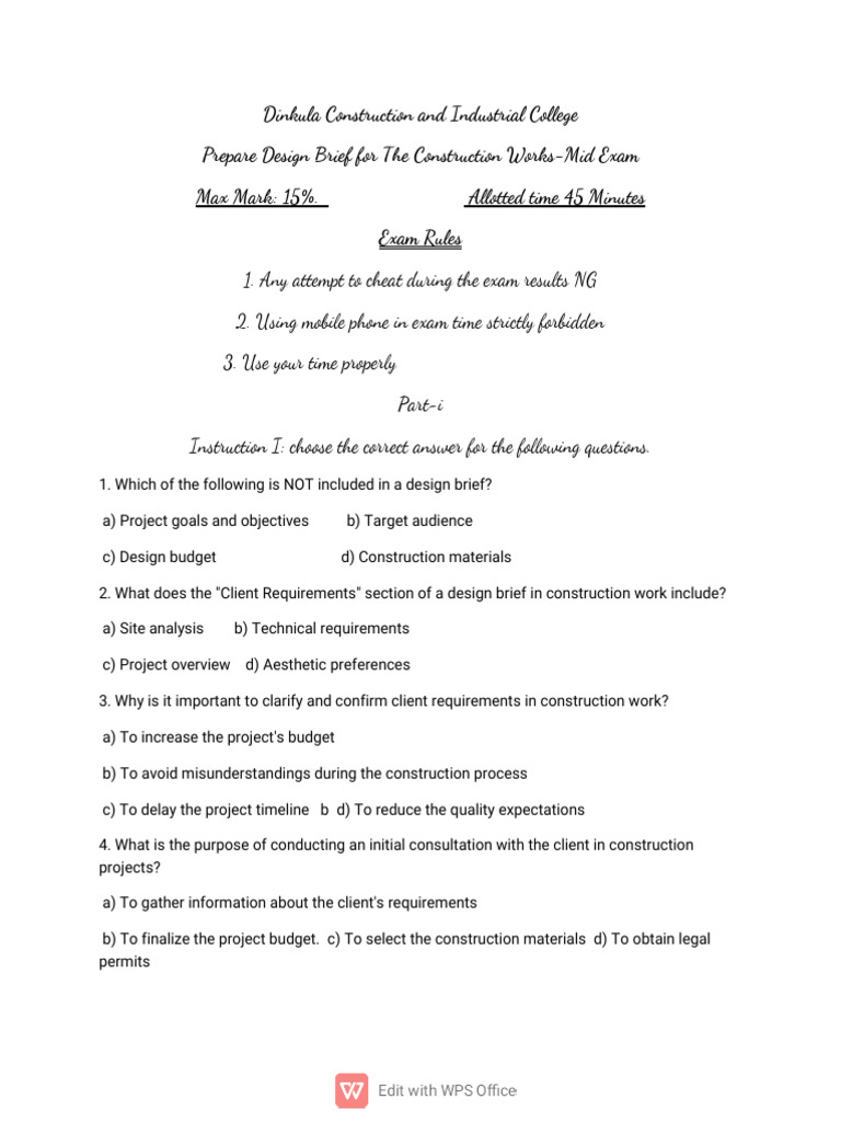 Final Design Brief Constru-WPS Office | PDF